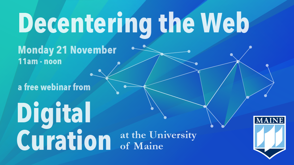 UMaine Digital Curation Teleconference: Glen Weyl